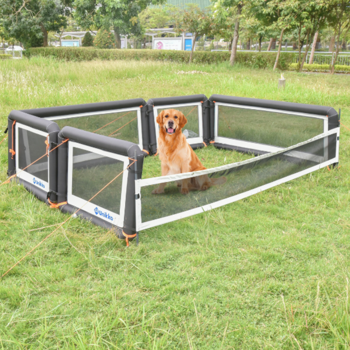 Unikka Inflatable Outdoor Fence for Pets & Baby