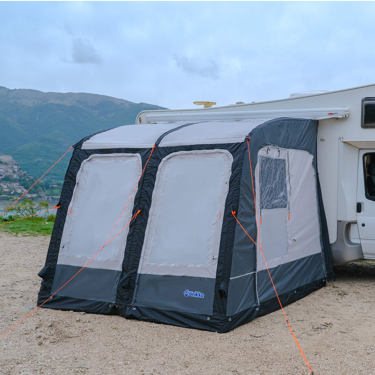 Inflatable Awning for Caravan and Non Driveaway Motorhome | Unikka ...